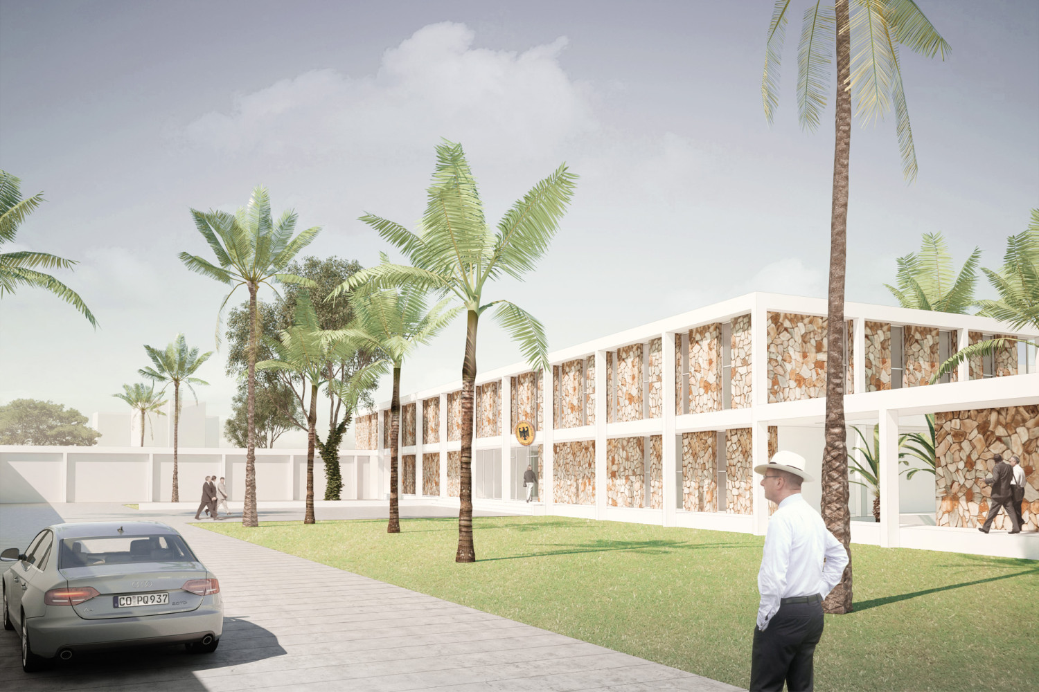Kanzlei der Deutschen Botschaft Benin / Projekte / bez+kock architekten