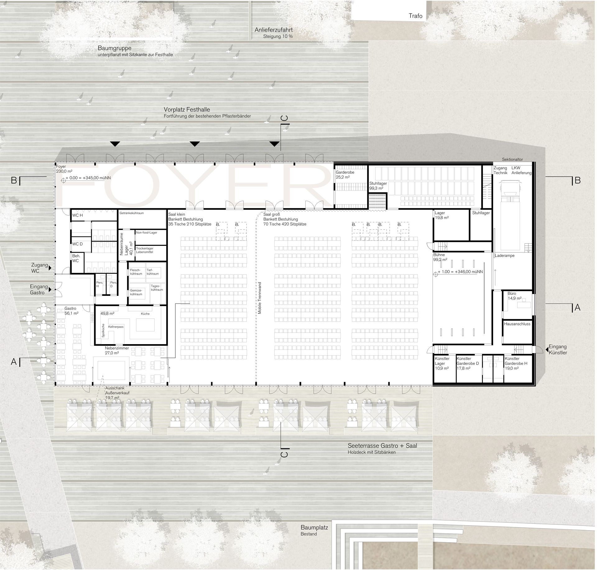 Festival Hall / Projects / bez+kock architekten